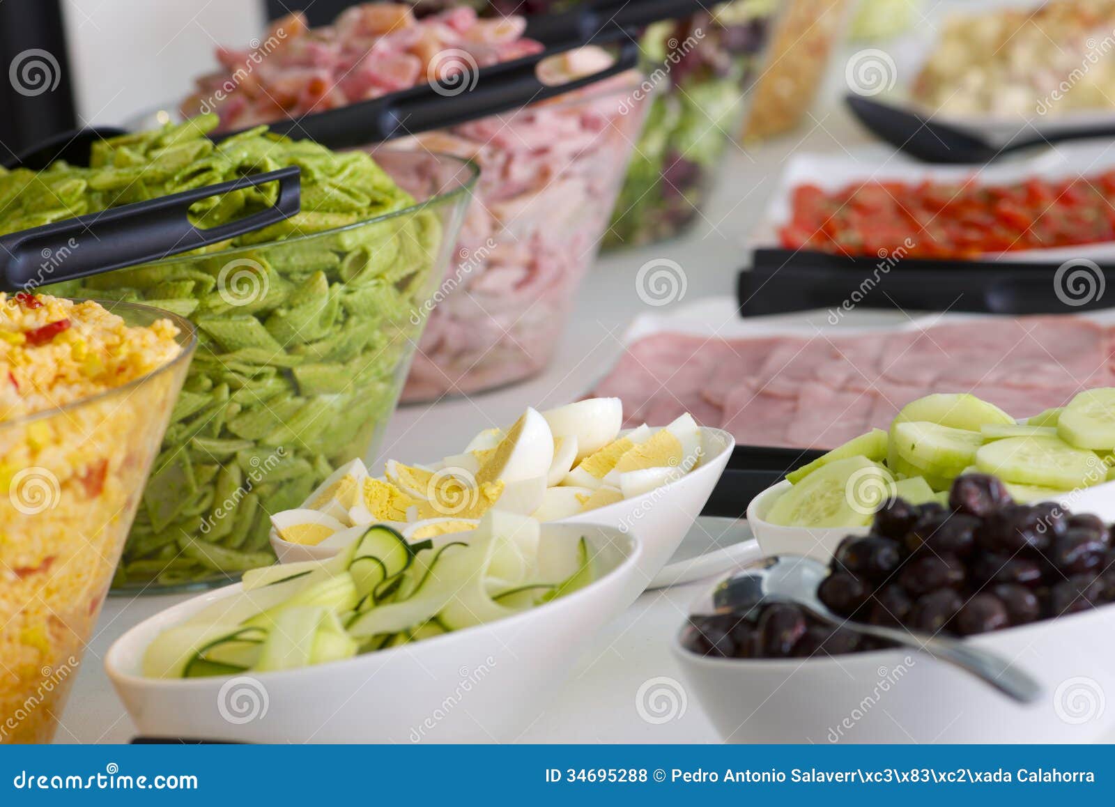 Buffet stock photo. Image of lunch, ingredient, hotel - 34695288