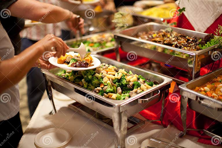Buffet Eating stock photo. Image of close, decorative - 68616452
