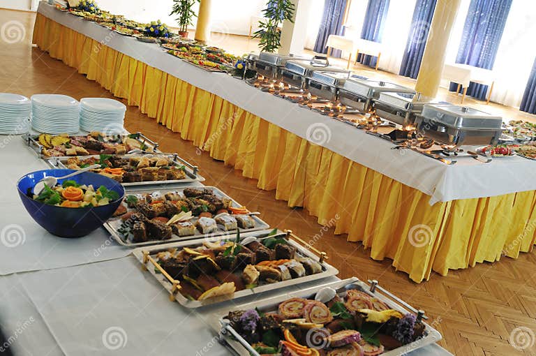 Buffet food stock image. Image of dinner, banquet, elegant - 9140001