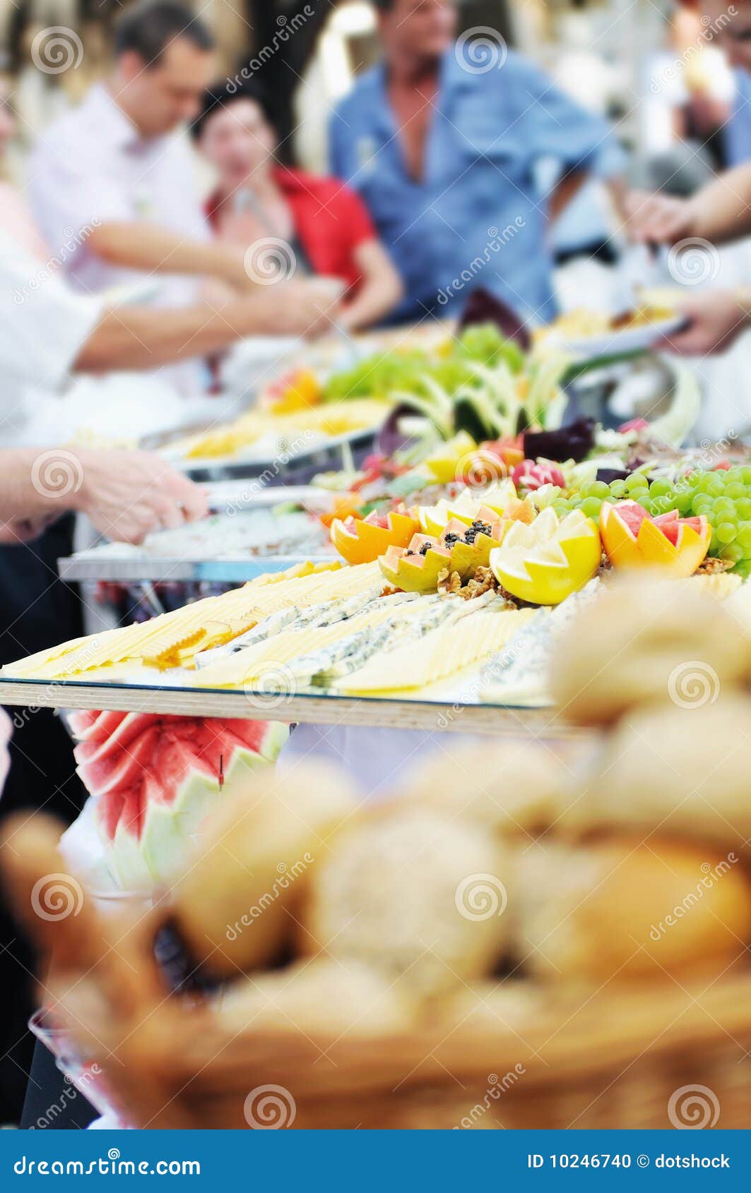 Buffet food people stock photo. Image of cooking, hands - 10246740
