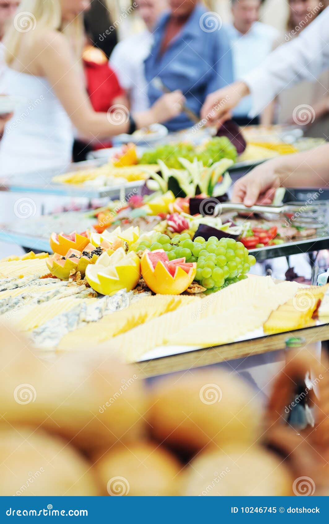 Buffet food people stock image. Image of catering, delicious - 10246745