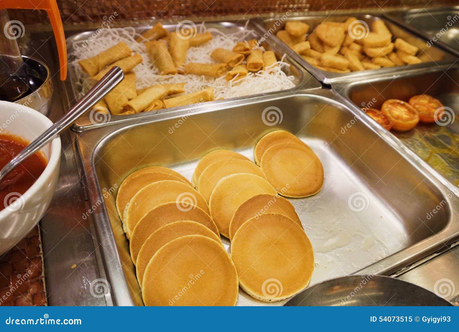 Buffet foods stock image. Image of dishes, soup, yellow - 54073515