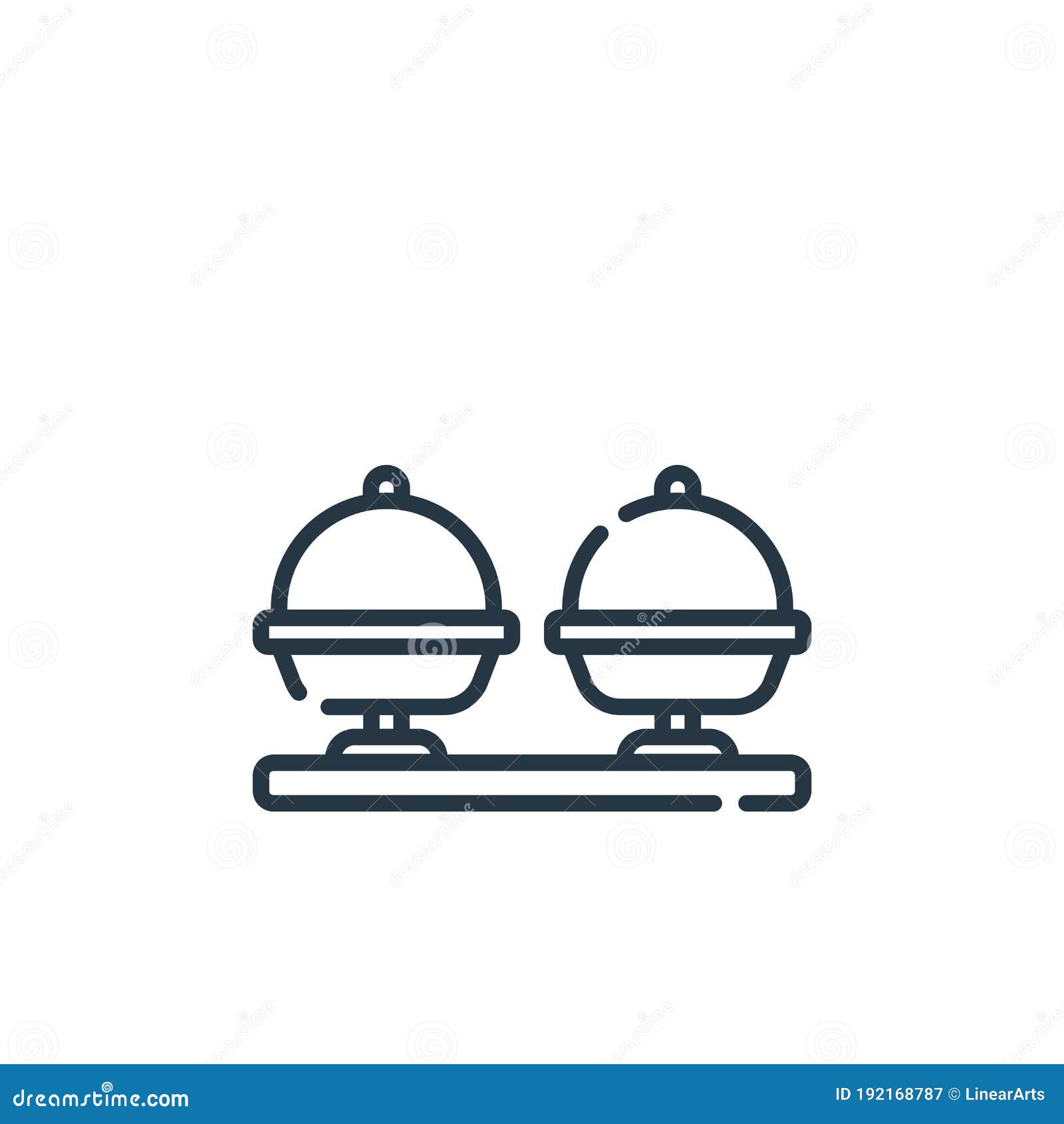 Buffet Icon Vector from Event Concept. Thin Line Illustration of Buffet ...