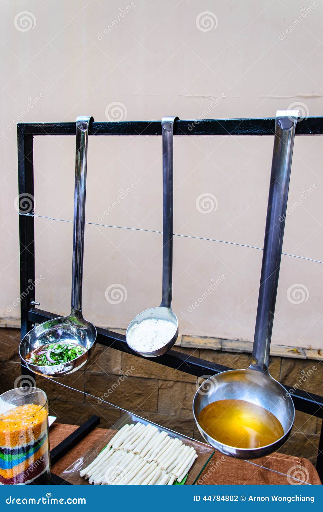 Buffet ladle decoration stock photo. Image of decoretion - 44784802