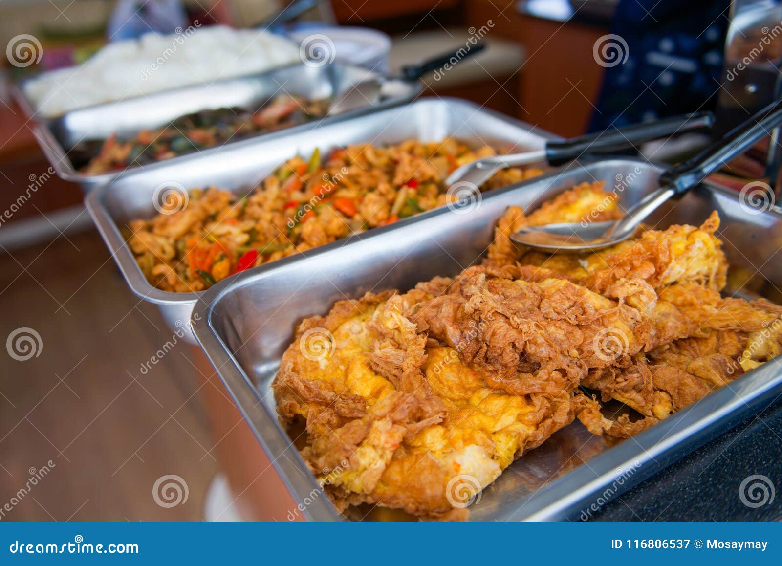 Buffet for lunch on boat stock image. Image of boat - 116806537