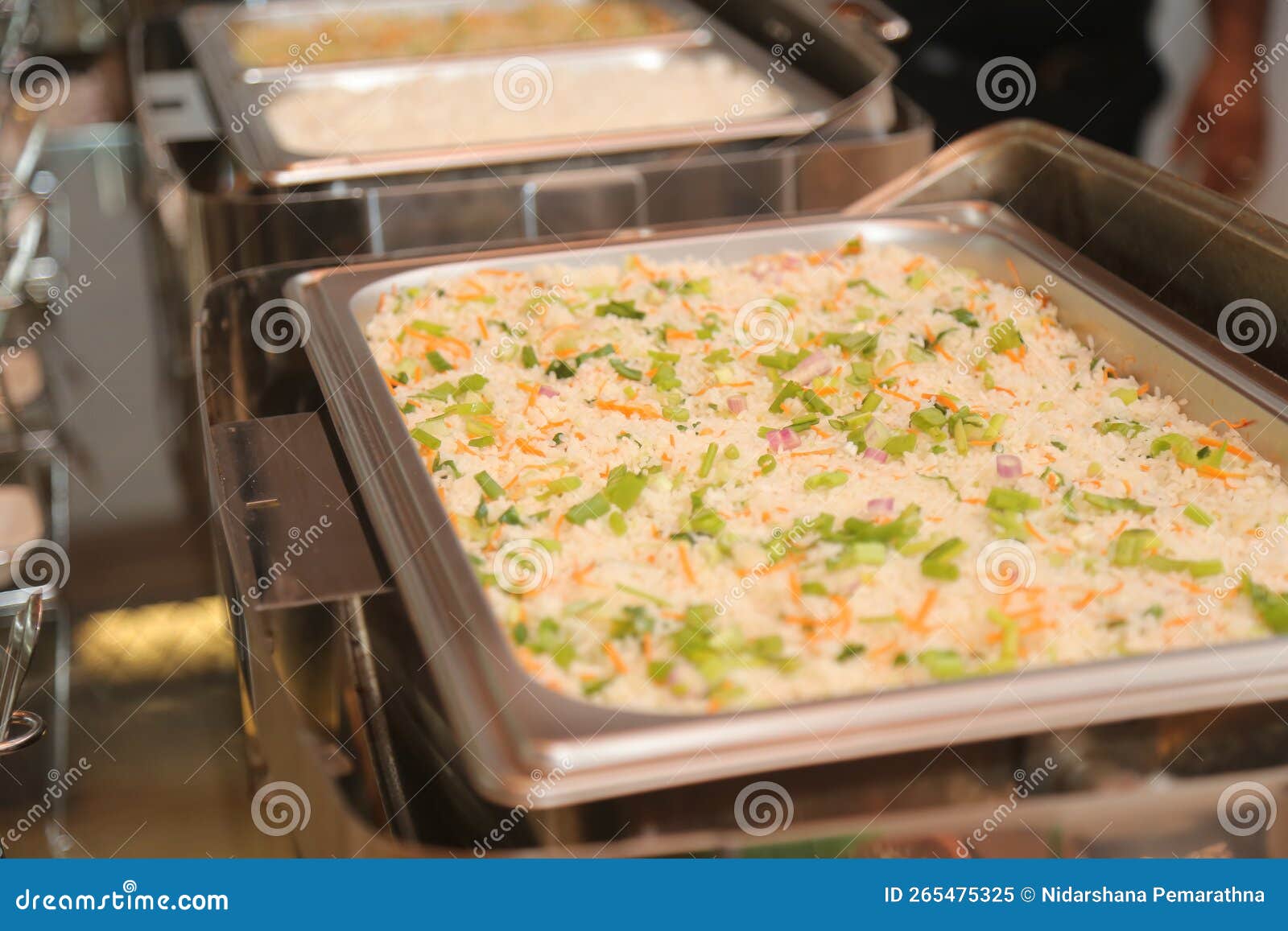Buffet Meals at a Luxury Restaurant Stock Image - Image of food, fried ...