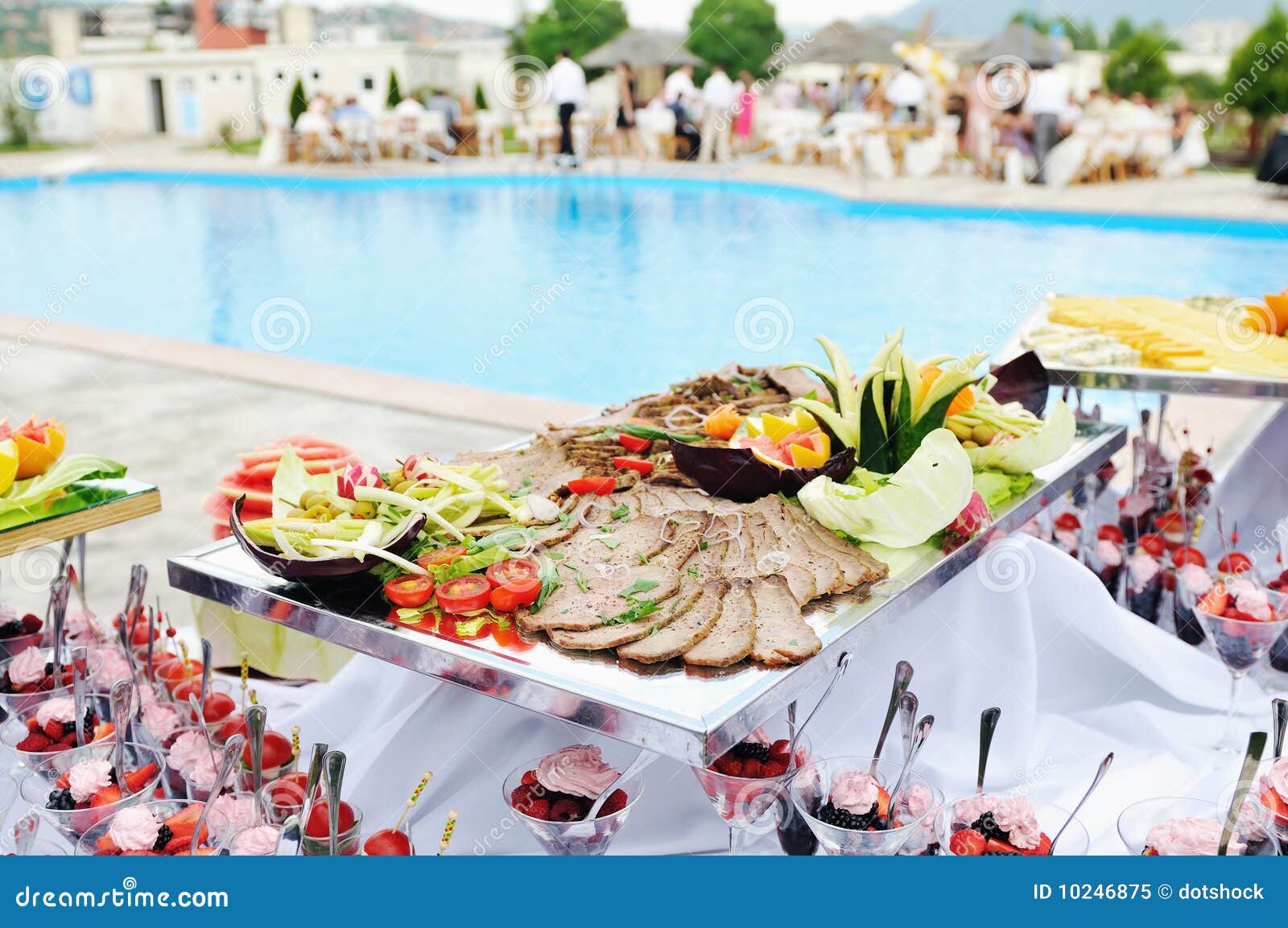 Buffet outdoor stock image. Image of celebration, dining - 10246875