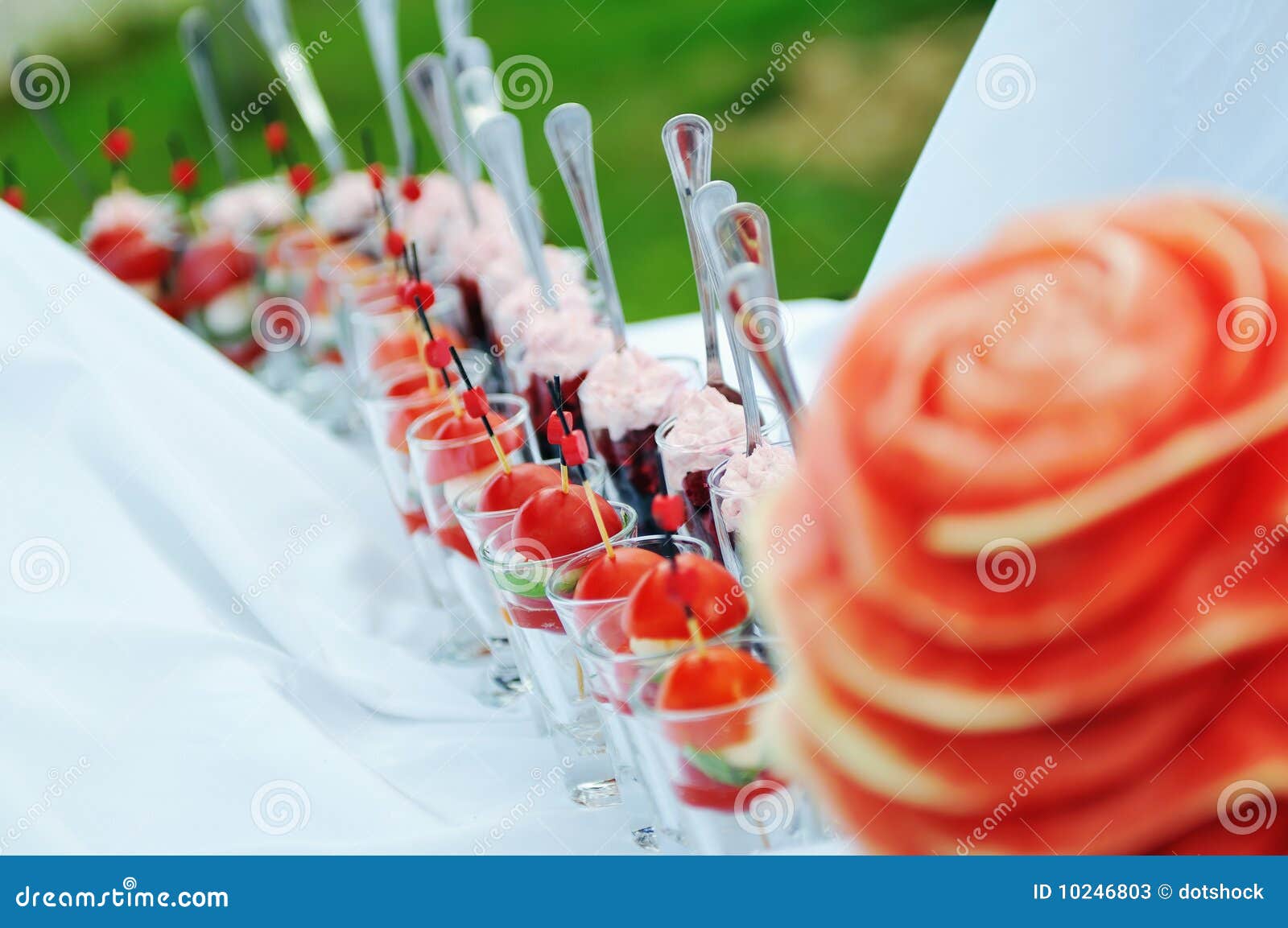 Buffet Outdoorbuffet Outdoor Stock Image - Image of anniversary ...