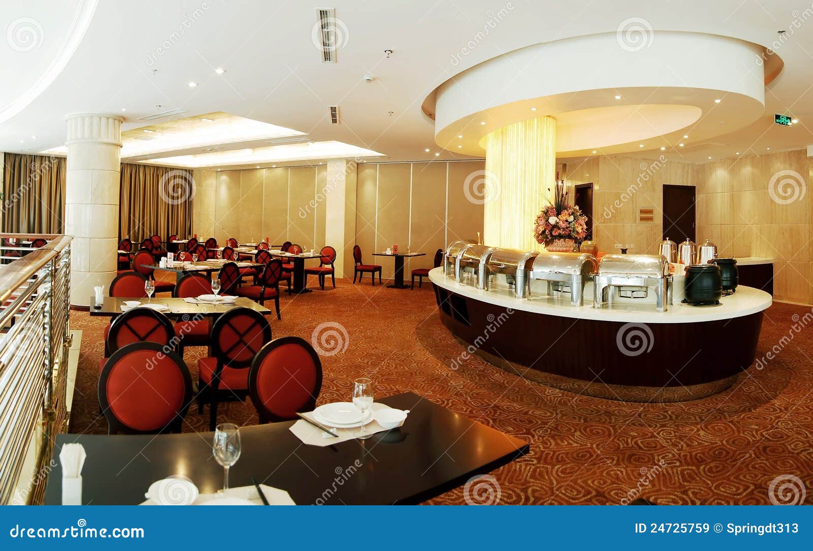 Buffet restaurant stock image. Image of indoors, indoor - 24725759