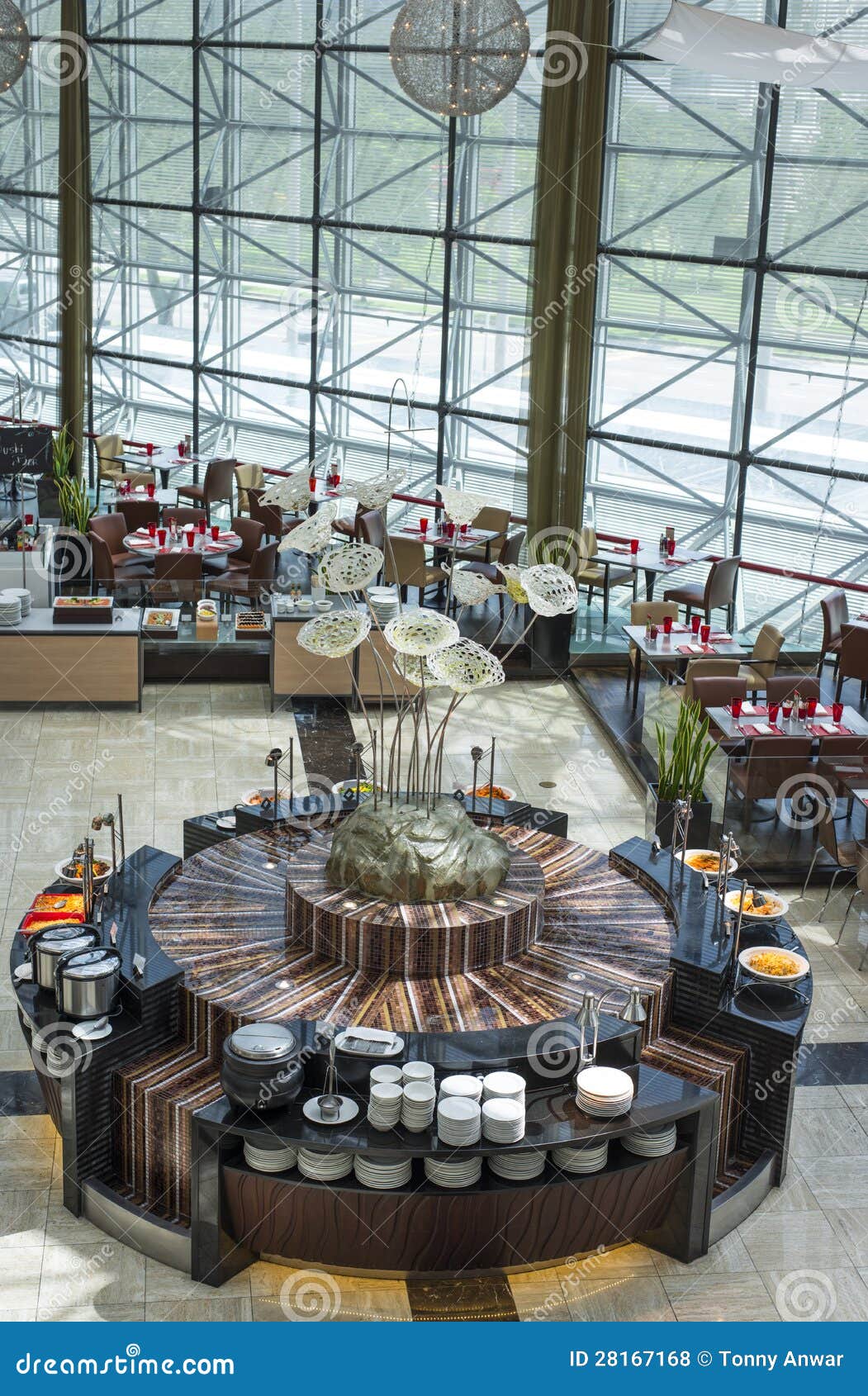 Buffet Restaurant stock photo. Image of furniture, meal - 28167168