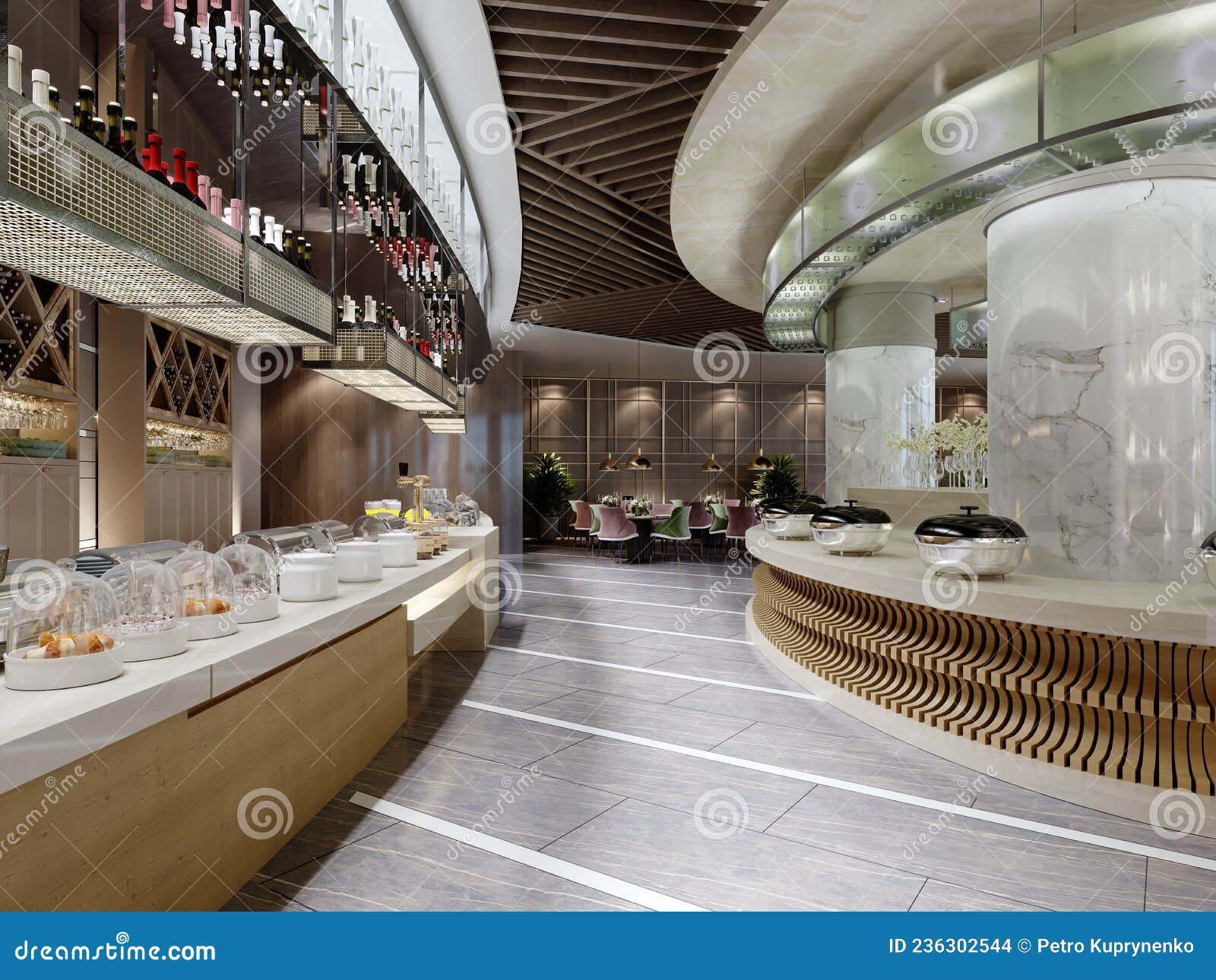 Buffet Counter Design