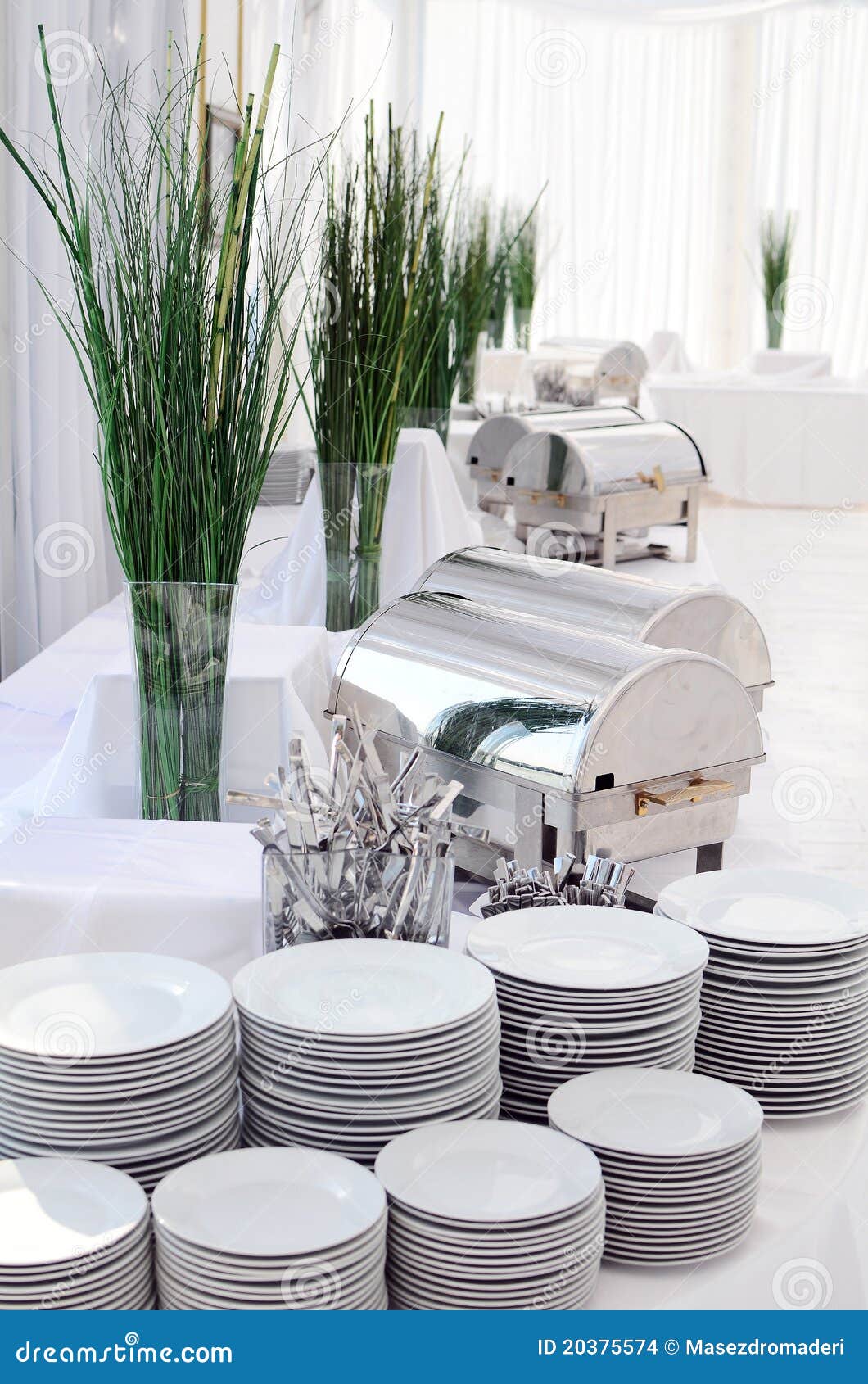 Buffet setting stock photo. Image of dining, breakfast - 20375574