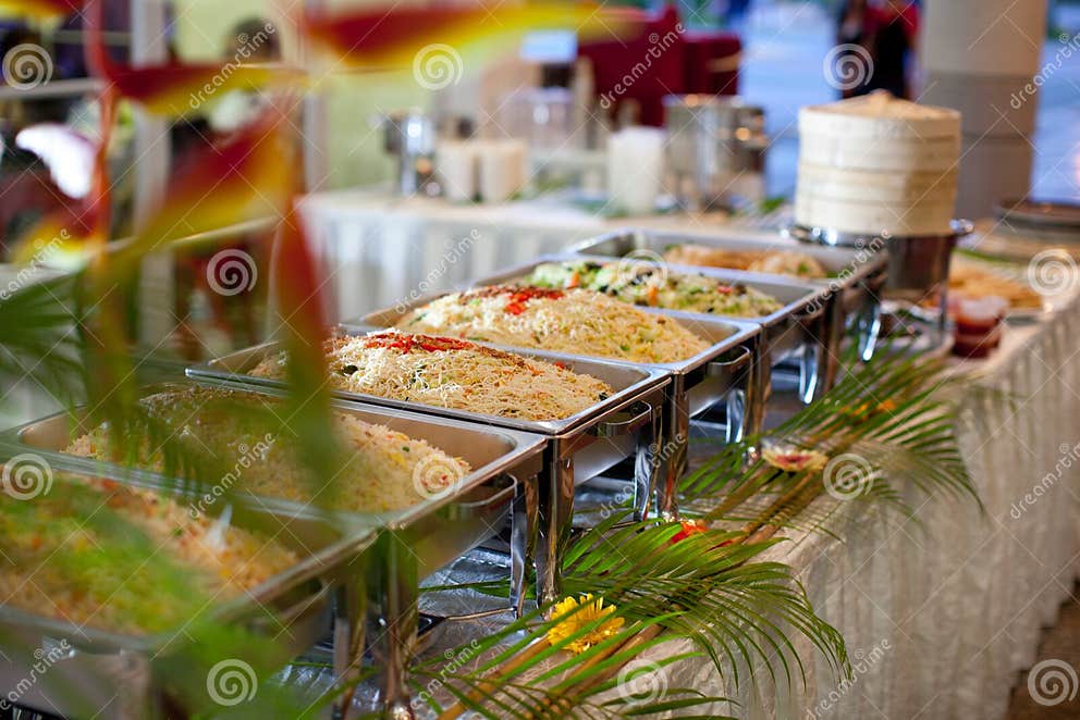 Buffet Setting stock photo. Image of settings, barbecue - 67933166
