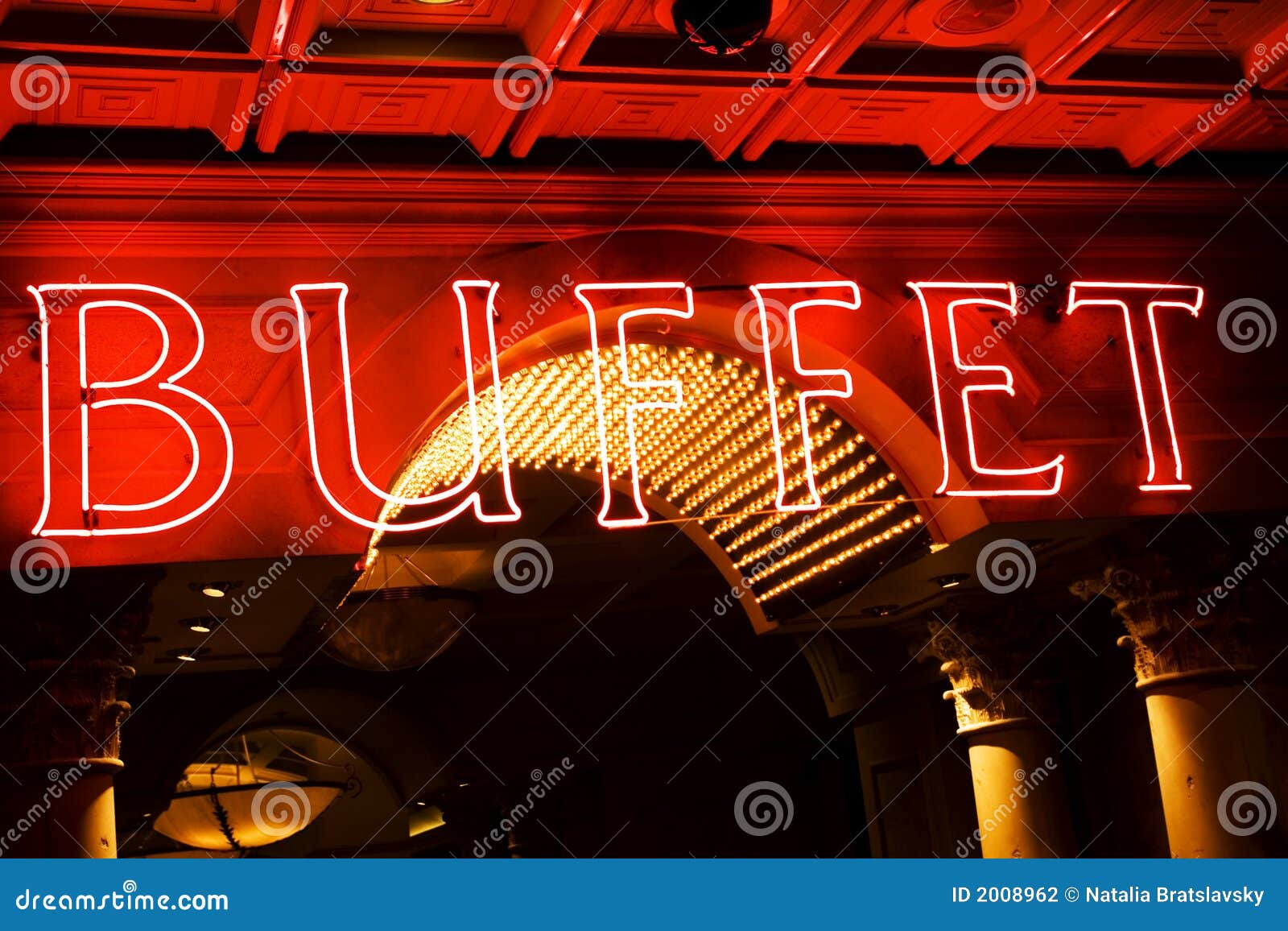 Buffet sign stock photo. Image of attraction, buffet, nevada - 2008962