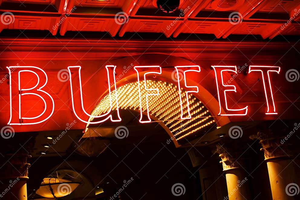 Buffet sign stock photo. Image of attraction, buffet, nevada - 2008962