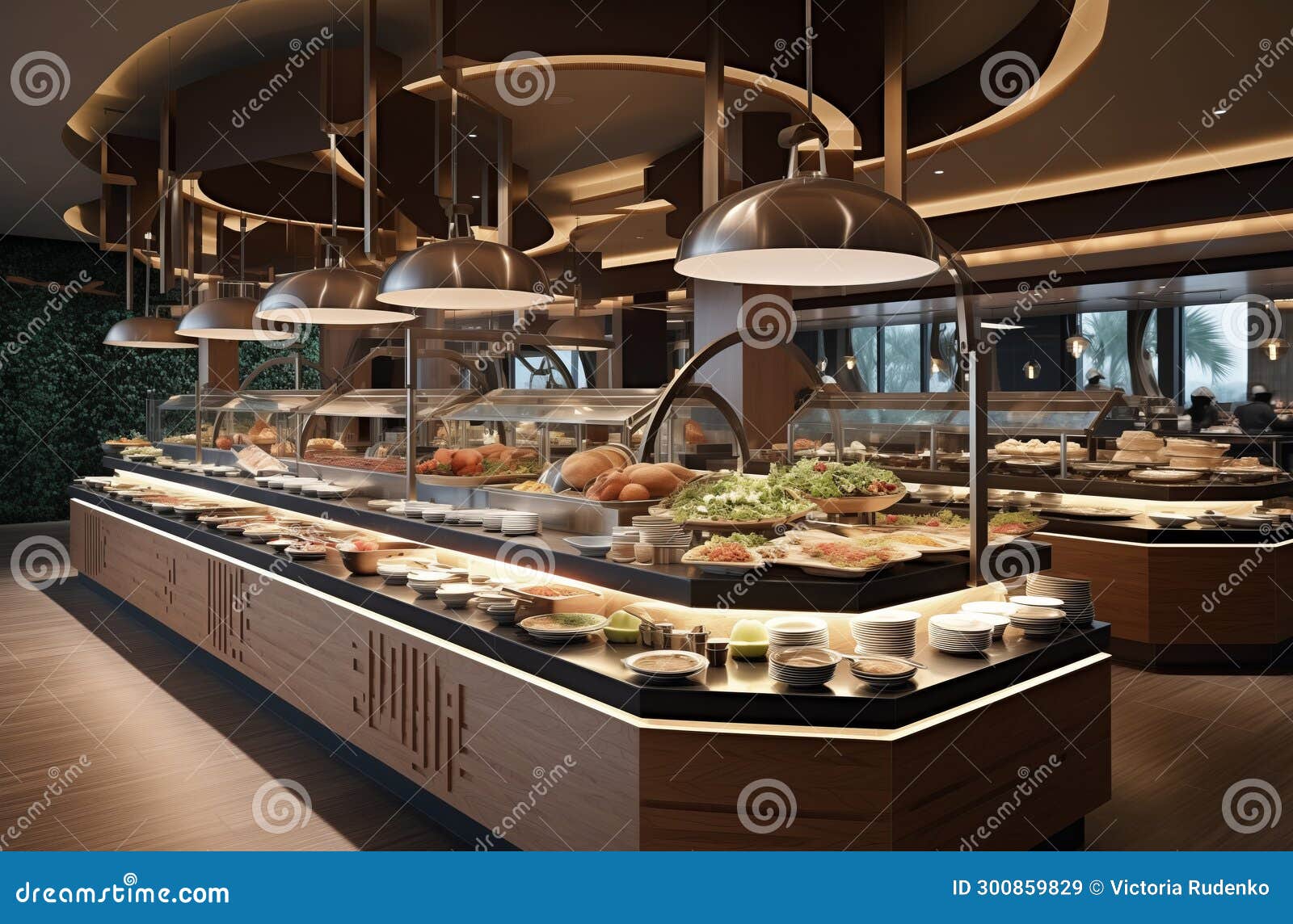 Buffet System at a Five-star Hotel Stock Image - Image of elegant ...