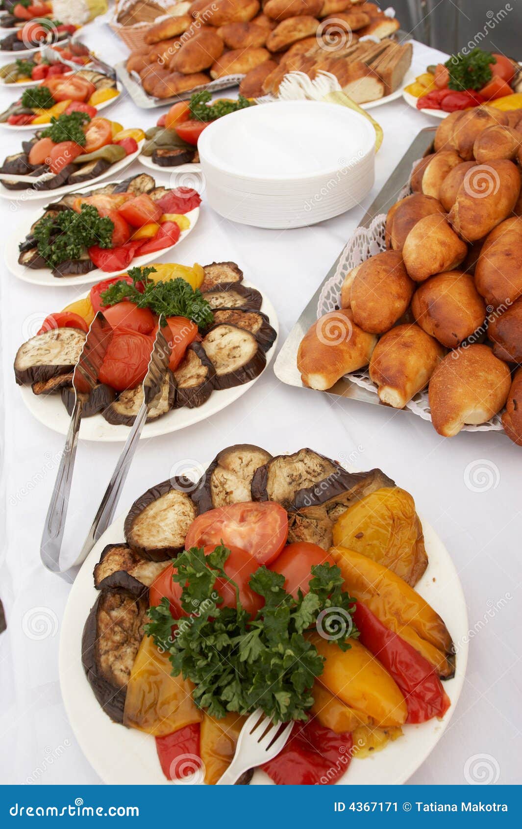 Buffet table stock image. Image of gourmet, buffet, banquet - 4367171