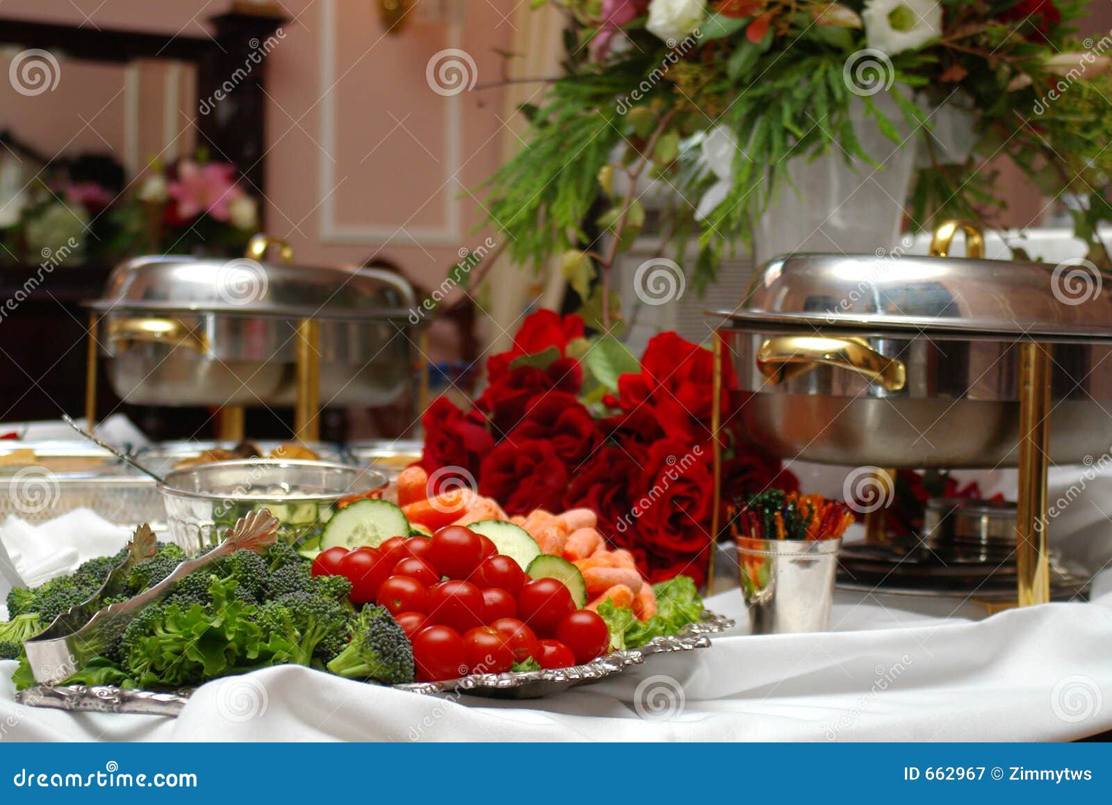 Buffet table stock image. Image of closeup, food, fancy - 662967