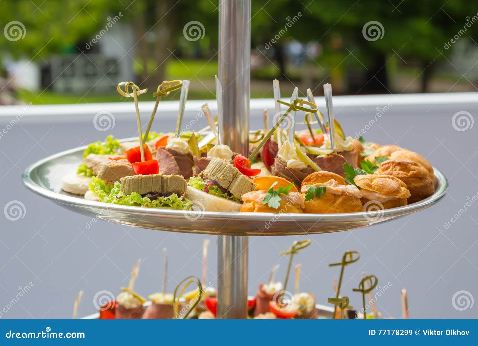 Buffet table corporate stock image. Image of appetite - 77178299