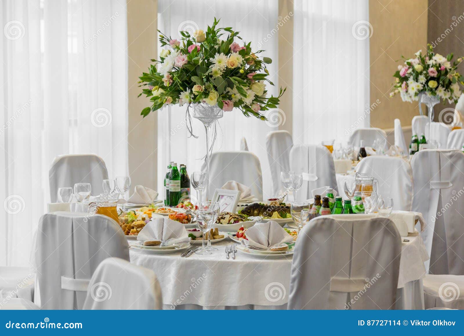 Buffet table corporate stock photo. Image of celebration - 87727114