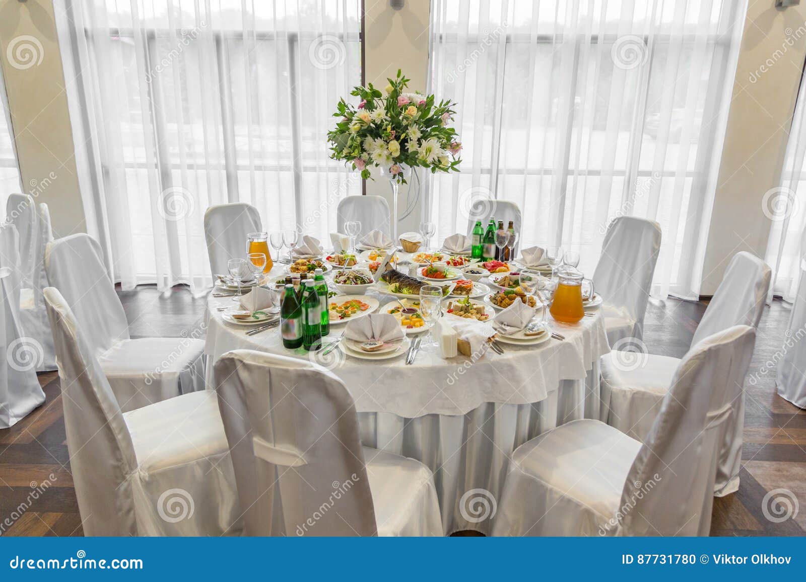 Buffet table corporate stock photo. Image of holiday - 87731780