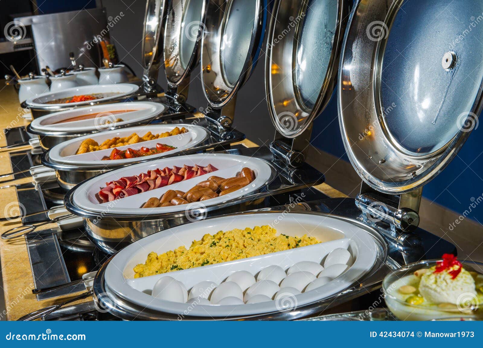 Buffet Table stock photo. Image of celebration, dinner - 42434074