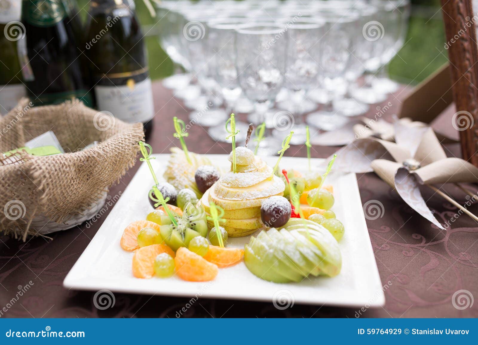 Buffet Table in Vintage Style Stock Image - Image of luxury, ceremony ...