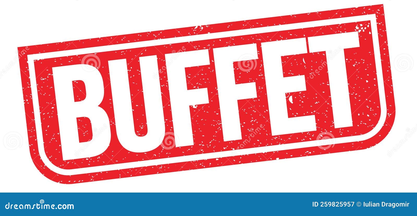 BUFFET Text Written on Red Stamp Sign Stock Illustration - Illustration ...