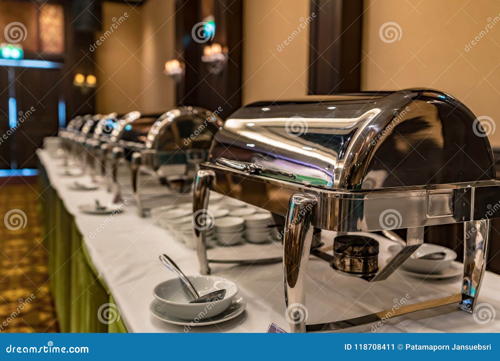 Buffet tray stock image. Image of dinner, restaurant - 118708411