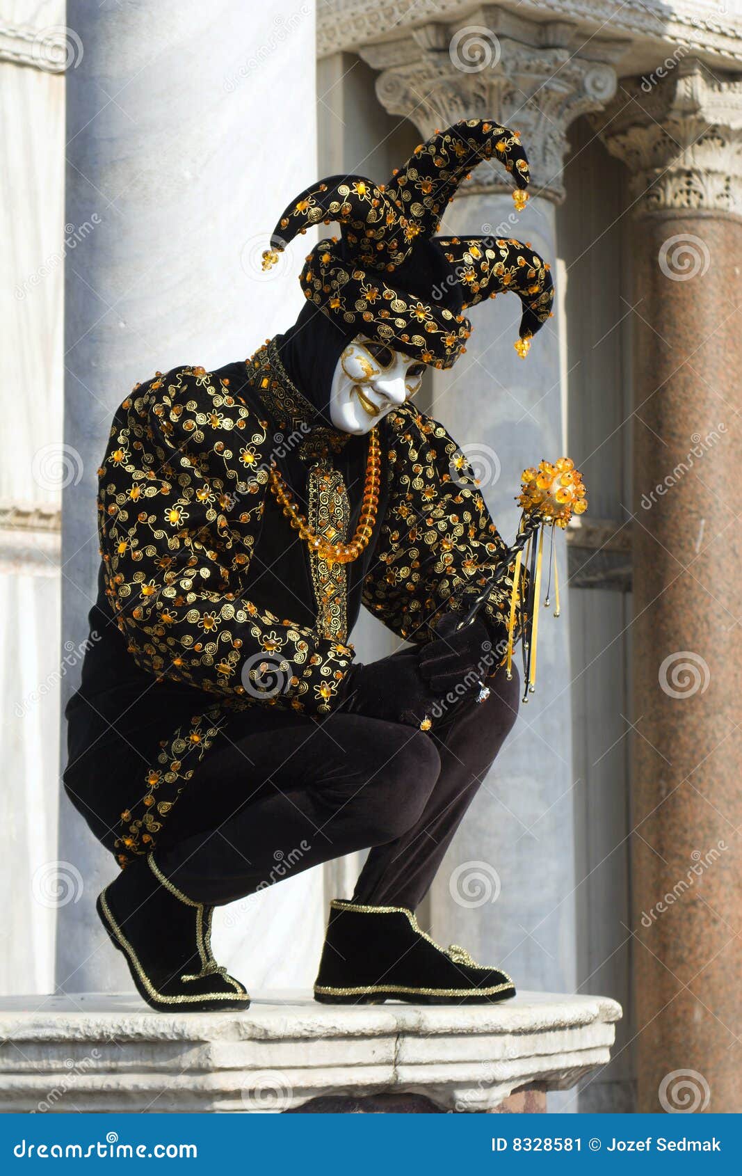 Buffon - Máscara Del Carnaval De Venecia Imagen de archivo - Imagen de ...
