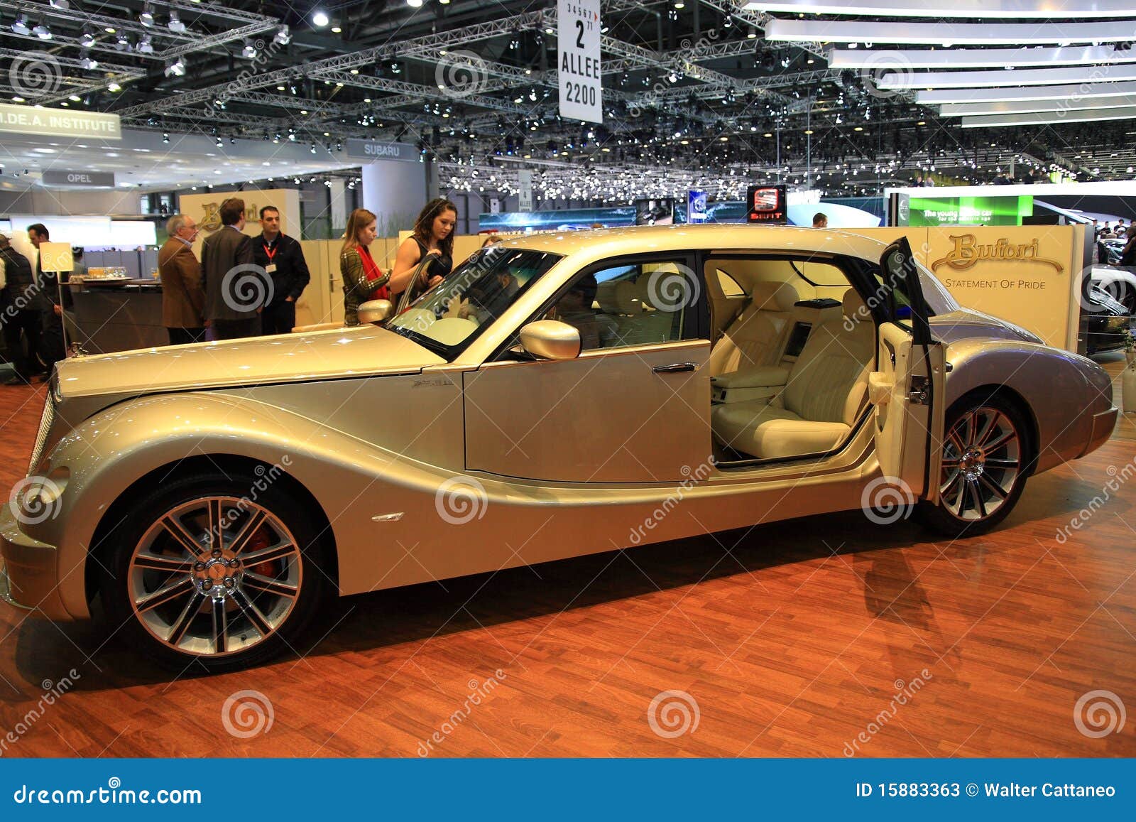 Bufori Geneva editorial stock photo. Image of palexpo - 15883363