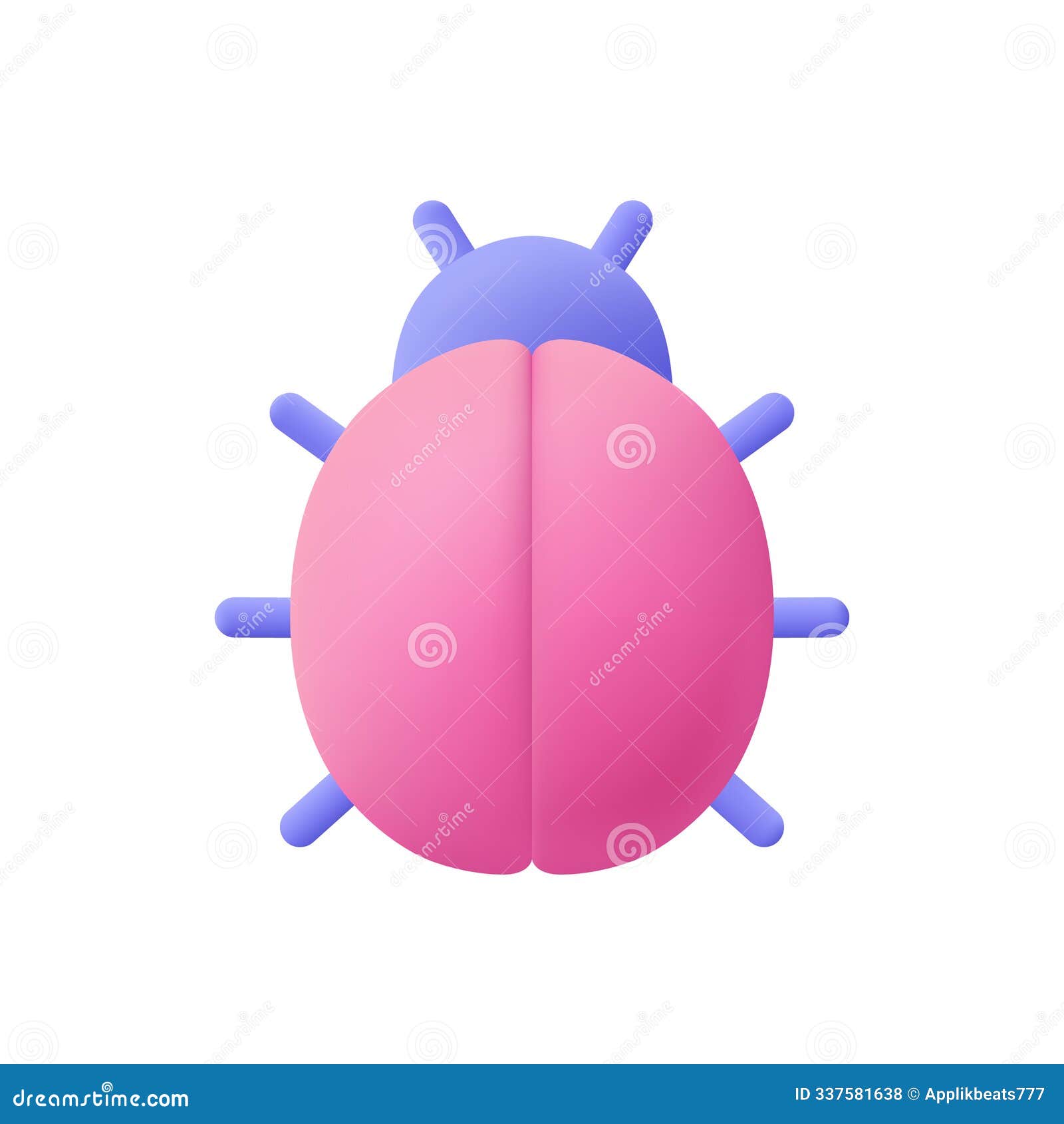 Bug, Beetle. Find Errors, Software Testing Concept. 3d Vector Icon ...