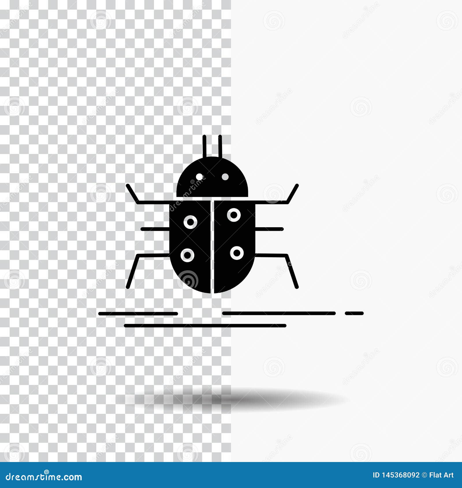 Bug, Bugs, Insect, Testing, Virus Glyph Icon on Transparent Background ...
