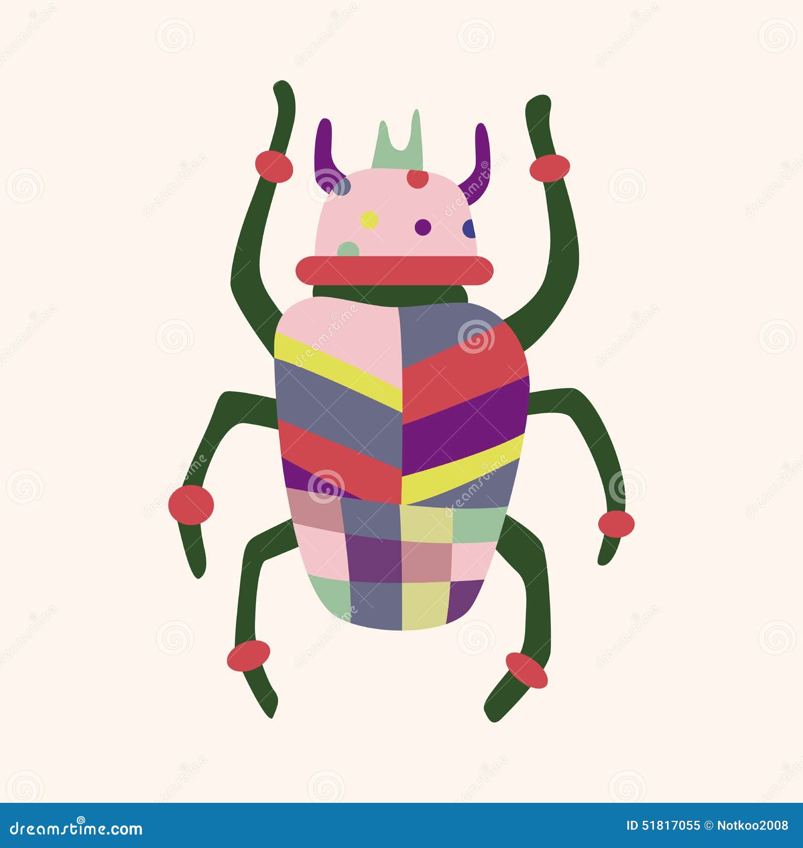 Bug Cartoon Elements Vector,eps Stock Vector - Illustration of icon ...