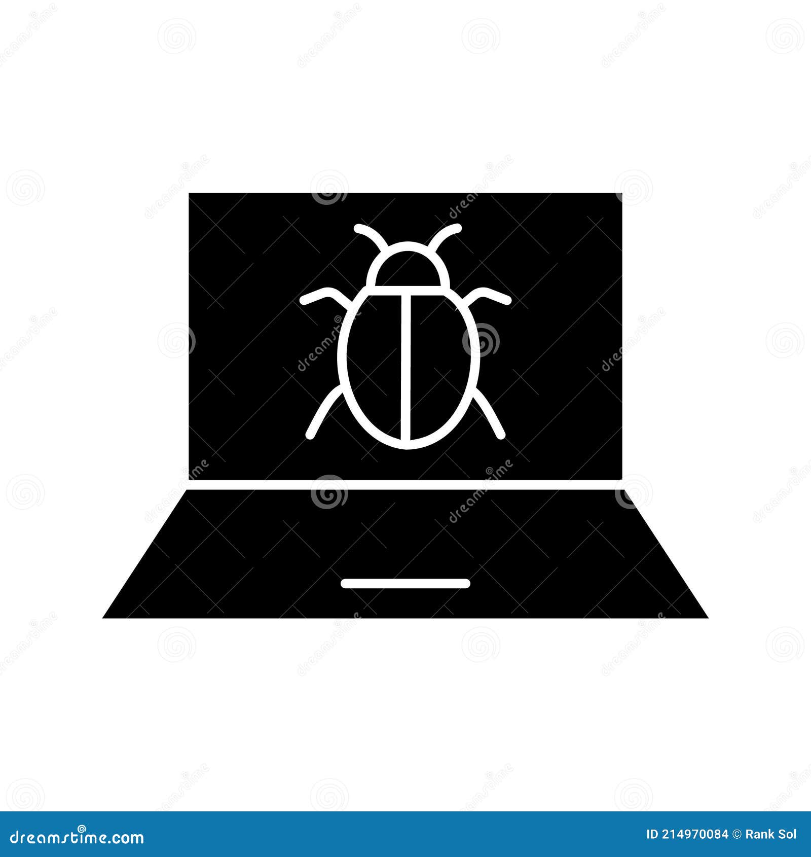 Bug Check Vector Icon Which Can Easily Modify or Edit Stock Vector ...