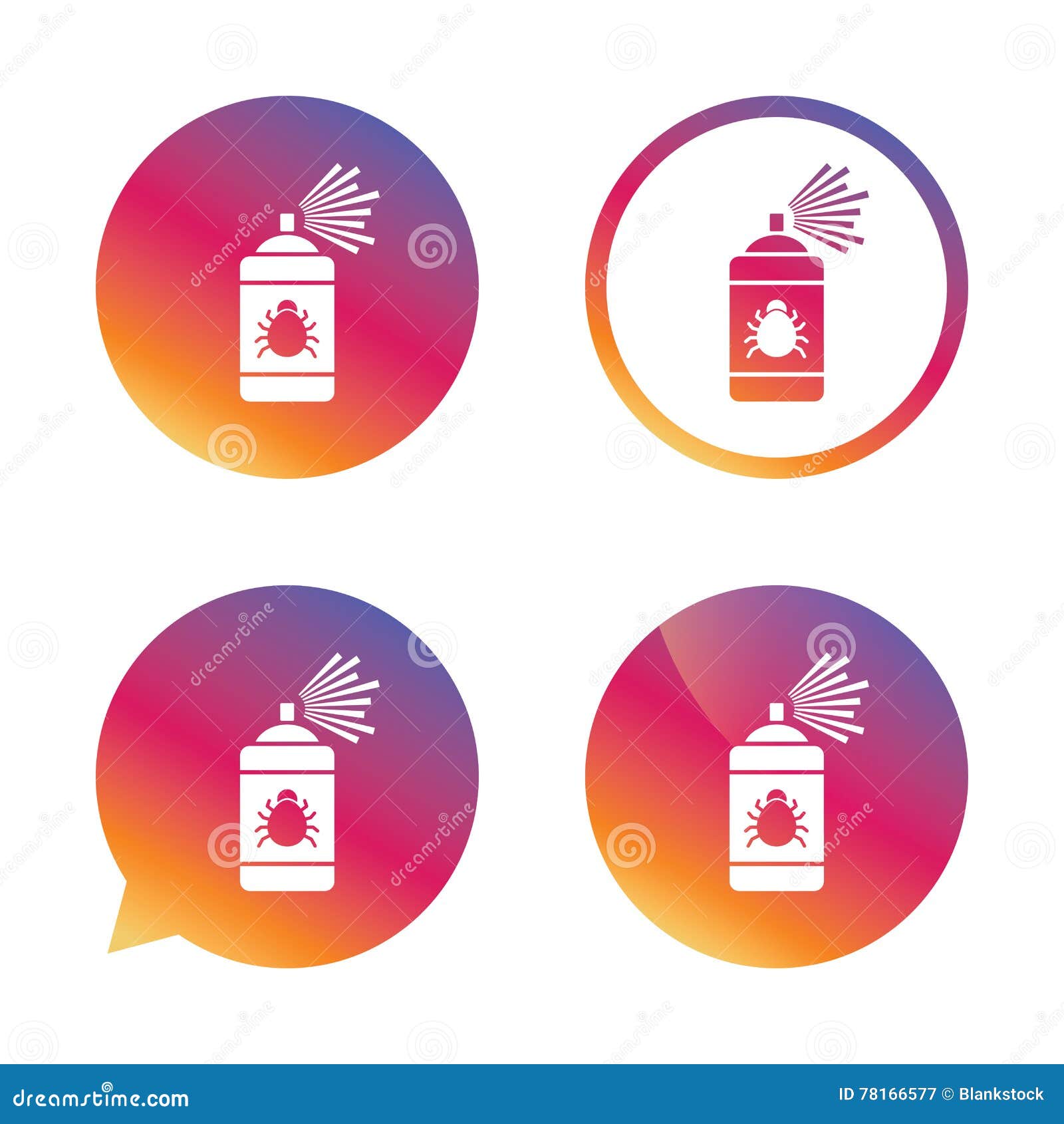 Bug Disinfection Sign Icon. Fumigation Symbol Stock Vector ...