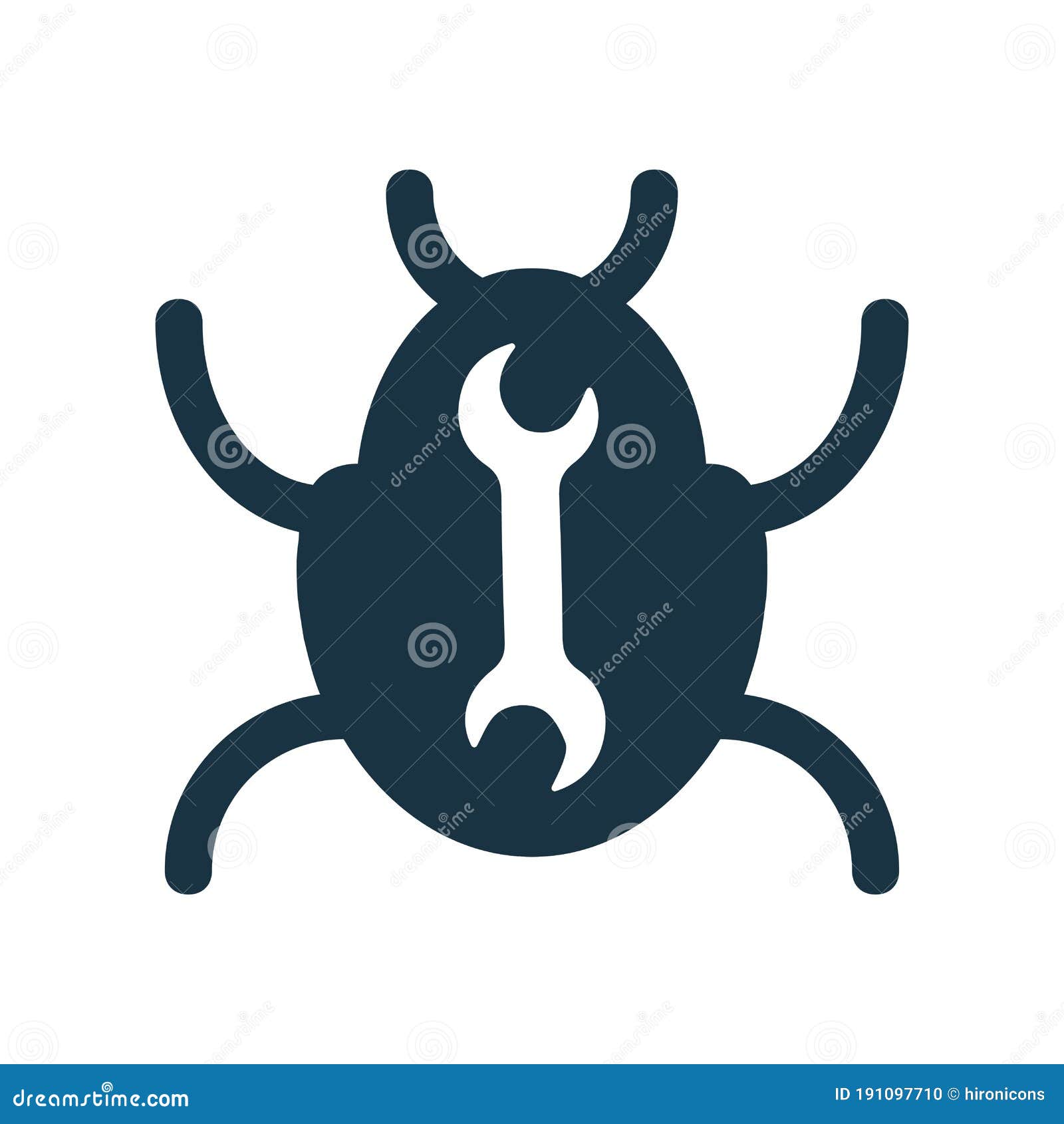 Bug Fixing Icon From Seo Collection. Simple Line Bug Fixing Icon For ...