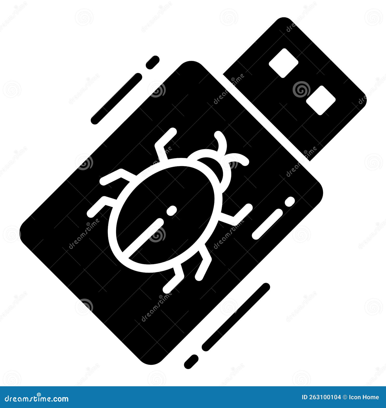 Bug Flash, Protection and Security Vector Icons Set Cyber Computer ...