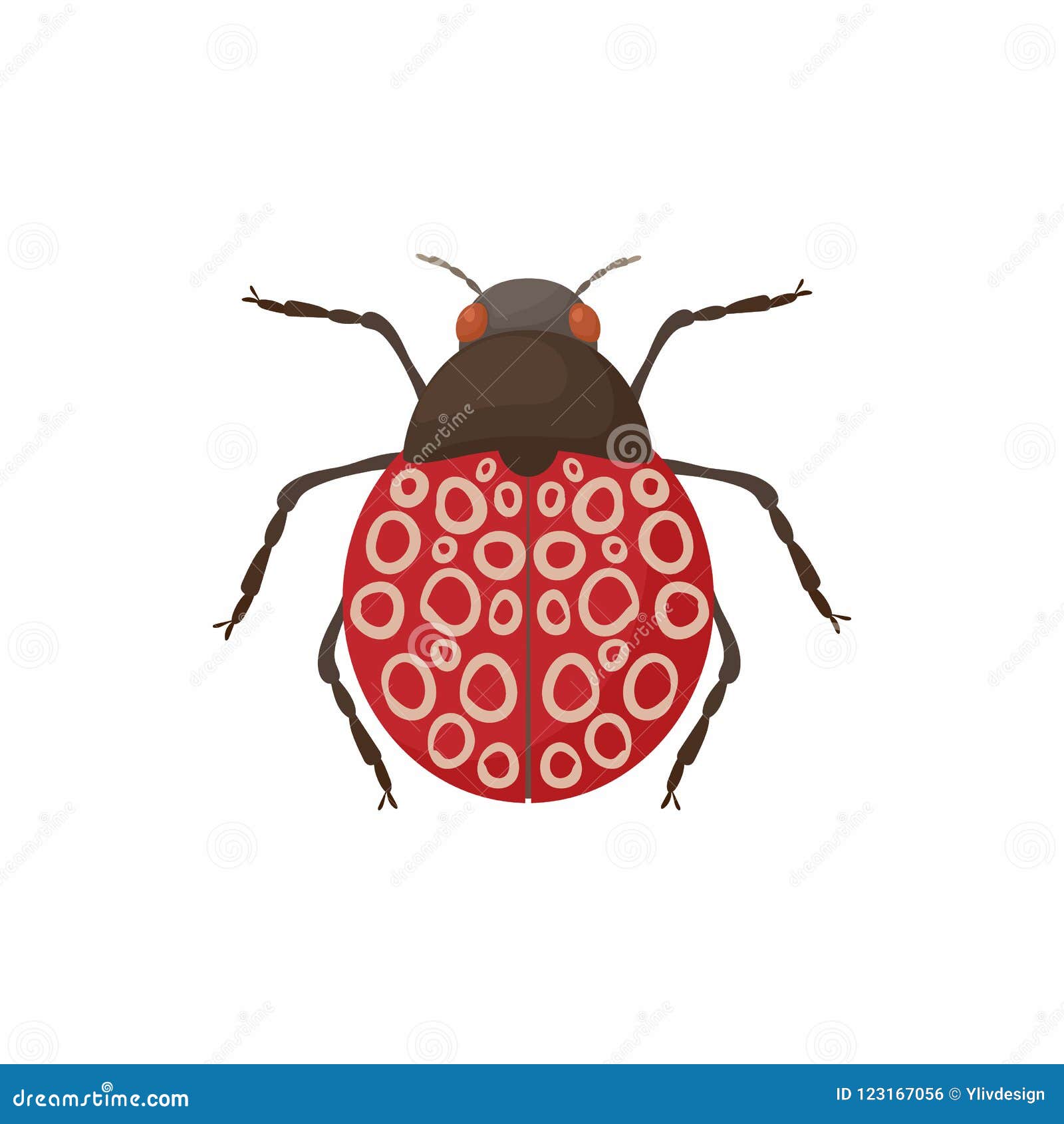 Bug icon, cartoon style stock illustration. Illustration of design ...