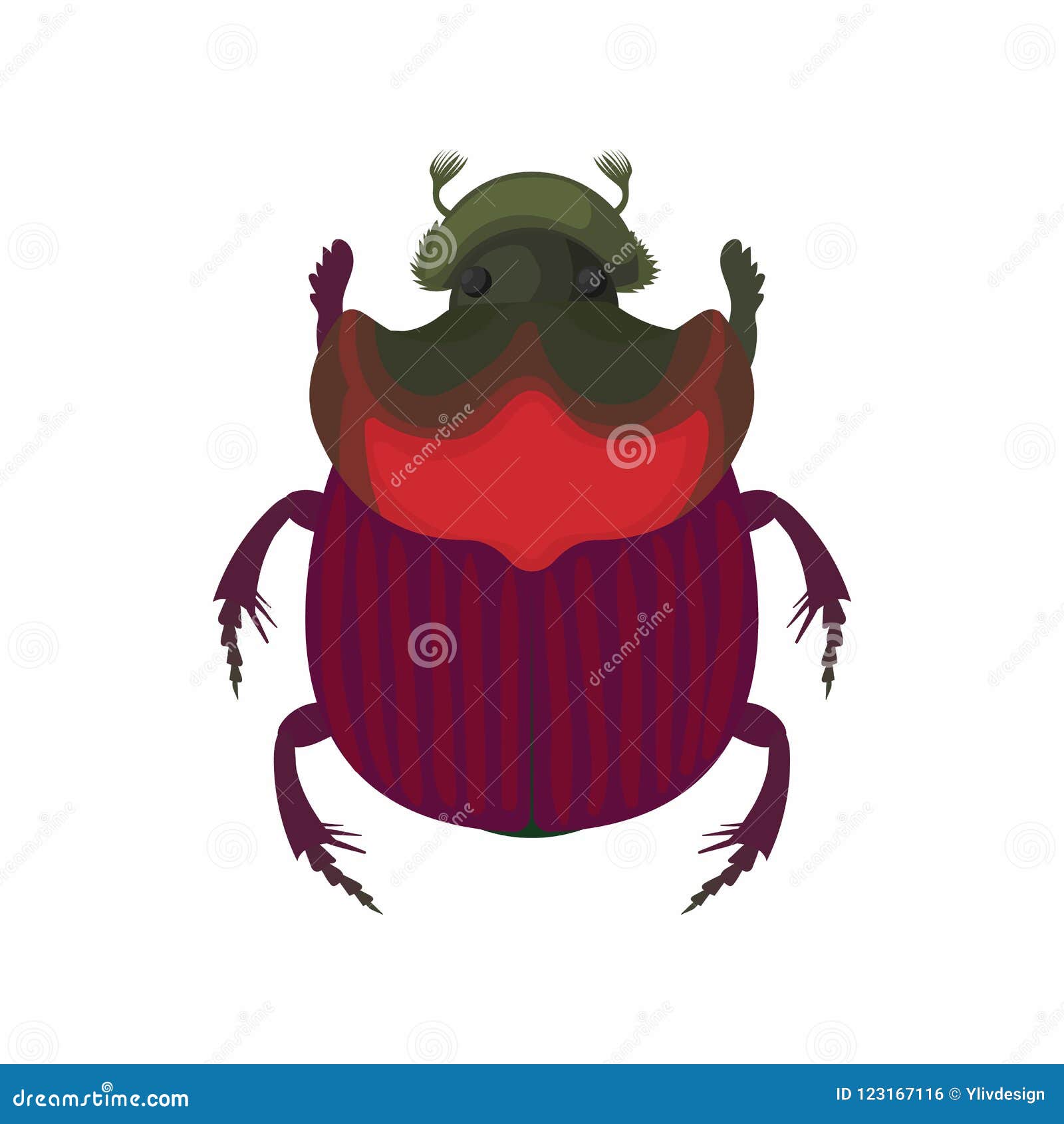Bug icon, cartoon style stock illustration. Illustration of computer ...