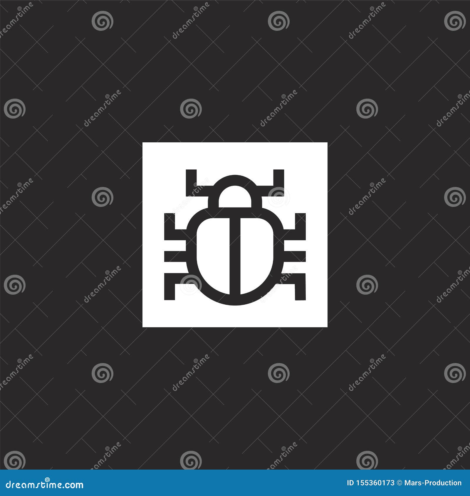 Bug Icon. Filled Bug Icon for Website Design and Mobile, App ...