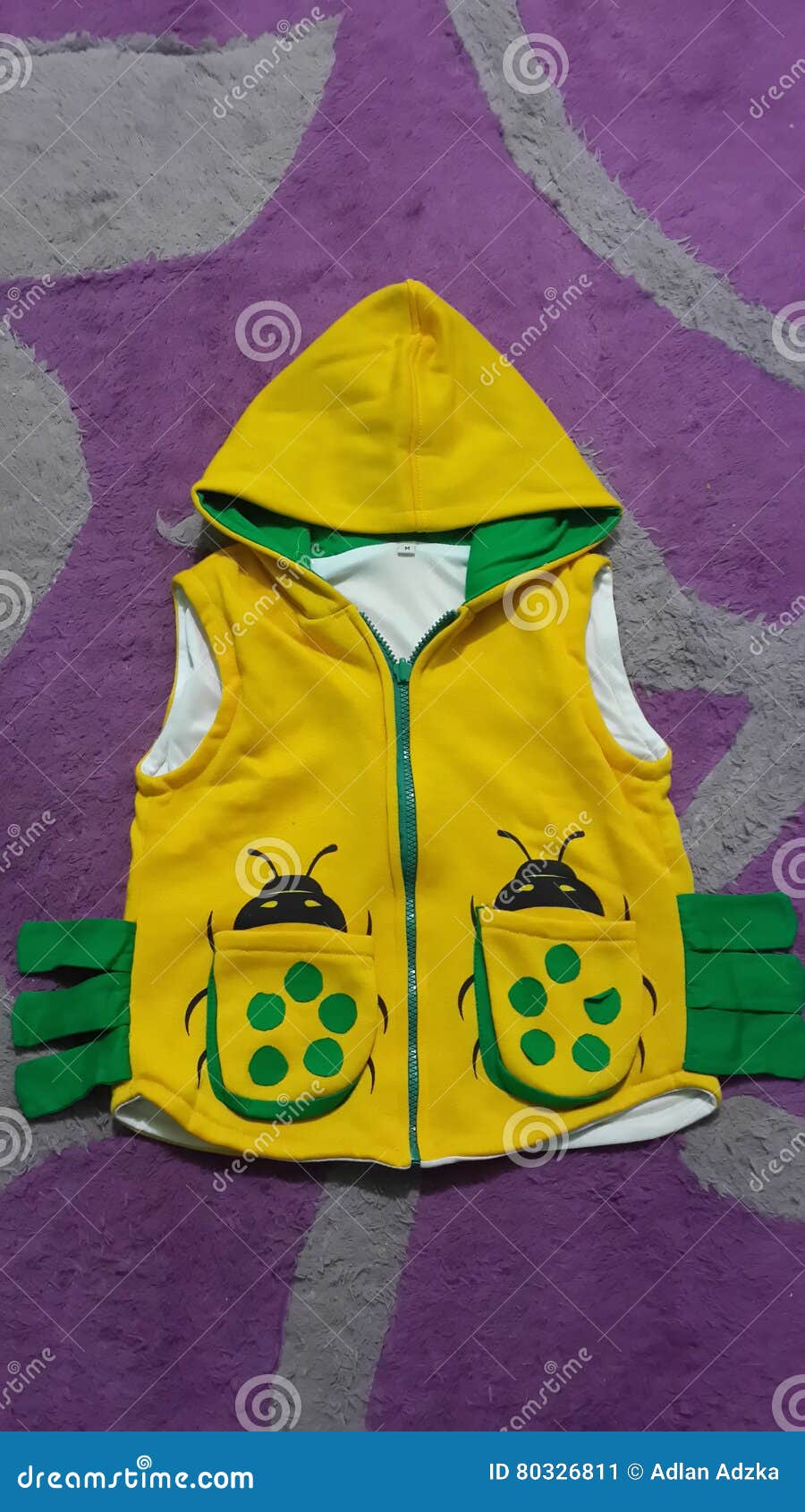 Bug jacket stock image. Image of lucu, jacket, motif - 80326811