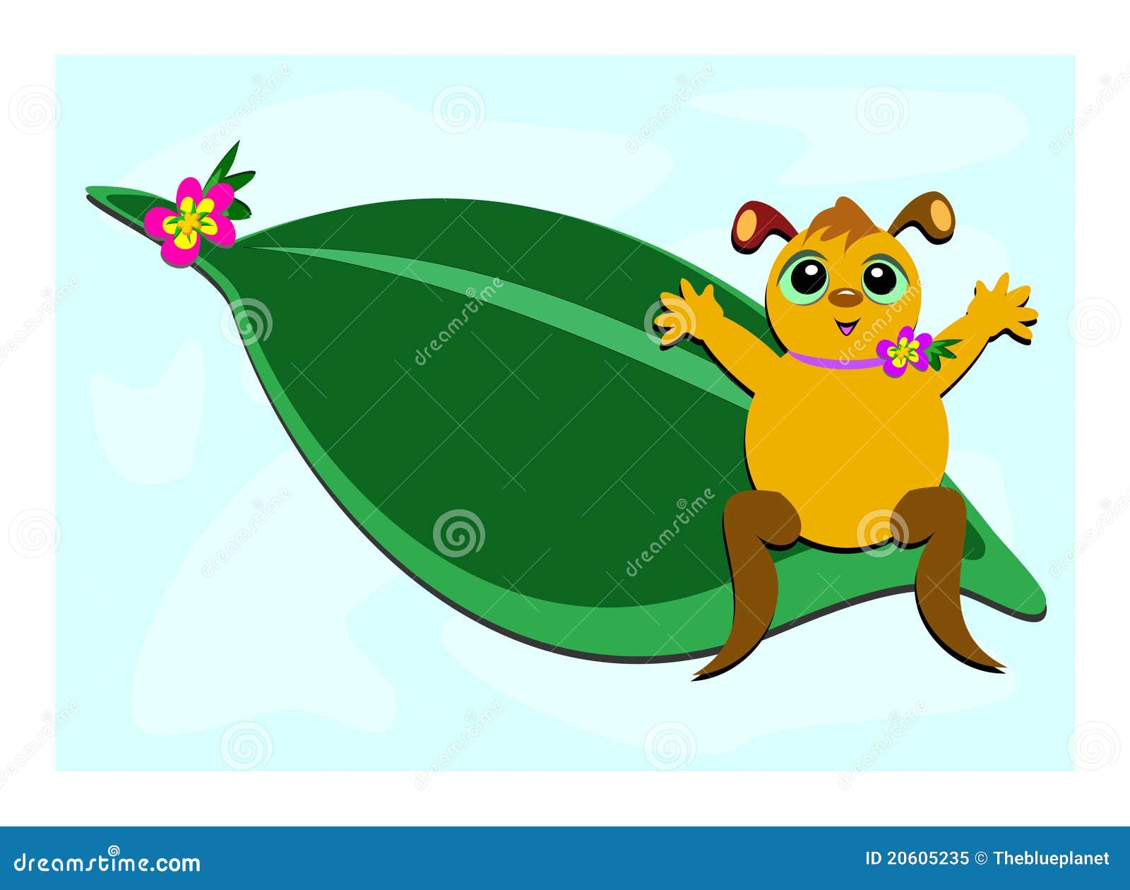 Bug on a Leaf stock vector. Illustration of flower, nature - 20605235