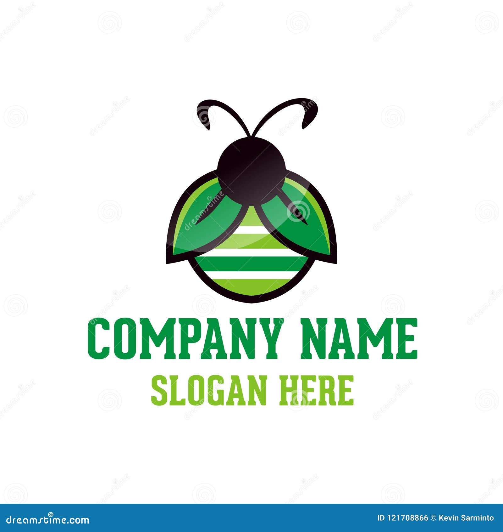Bug logo design stock vector. Illustration of hive, logotype - 121708866