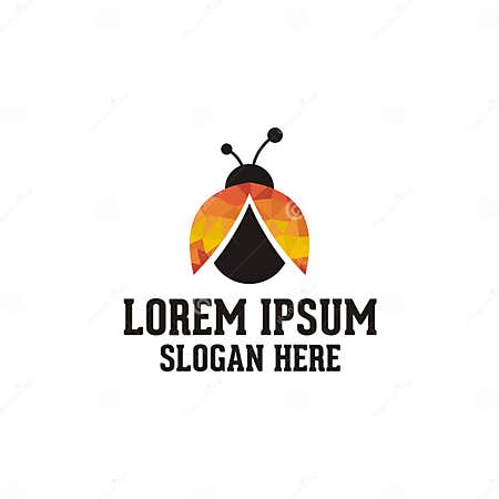 Bug logo design stock vector. Illustration of outline - 121758314