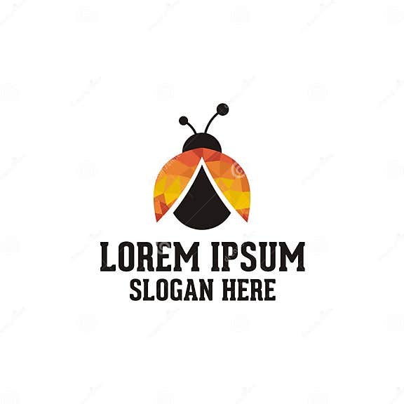 Bug logo design stock vector. Illustration of outline - 121758314