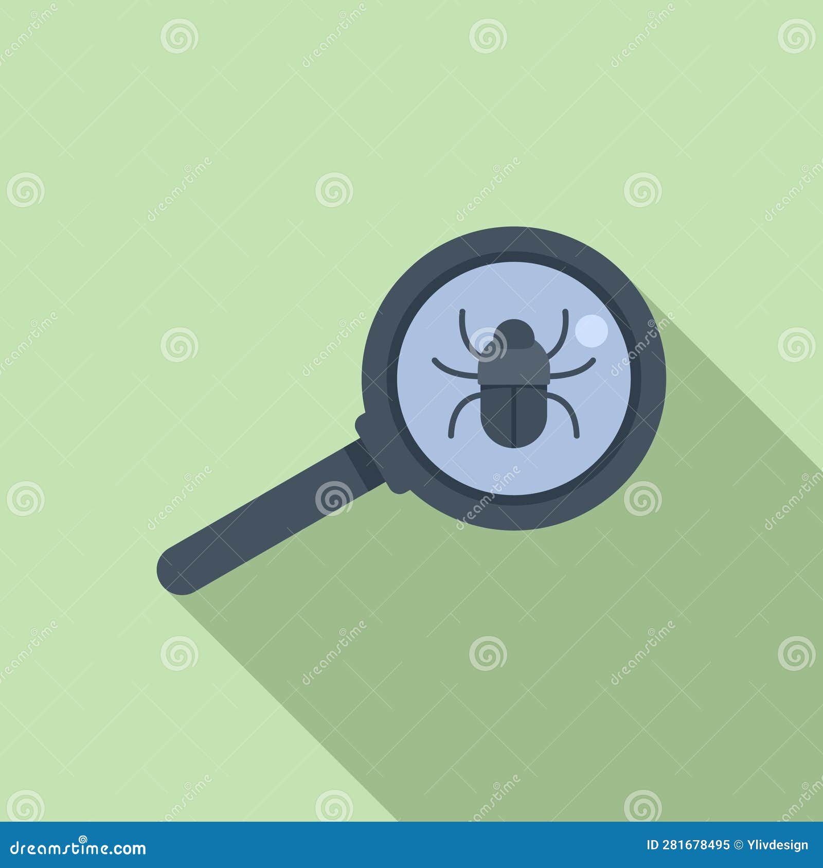 Bug Magnifier Icon Flat Vector. Hacker Error Stock Illustration ... Bug Magnifier Icon Flat Vector. Hacker Error Stock Illustration ...