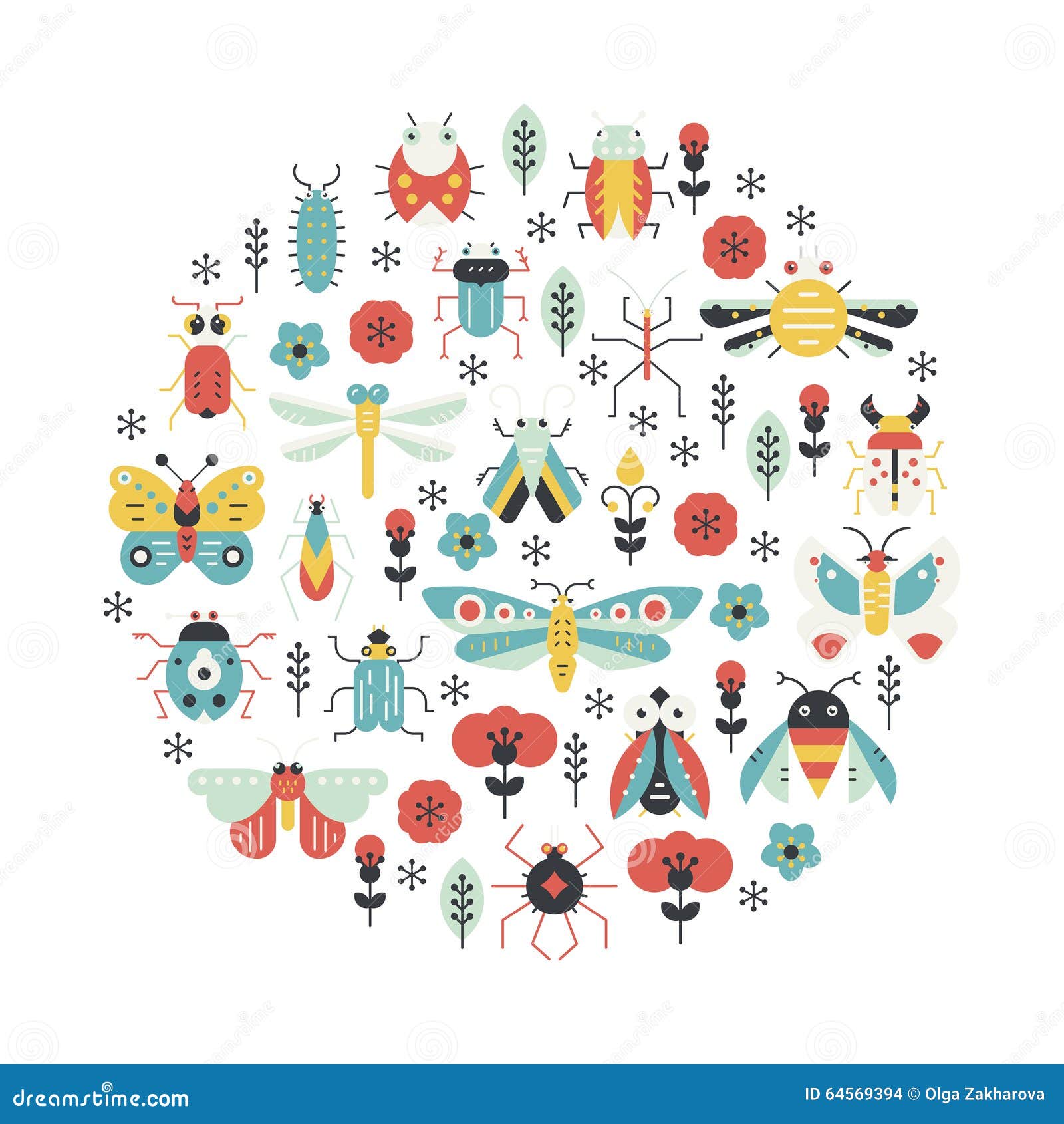 Bug Poster stock vector. Illustration of element, business - 64569394