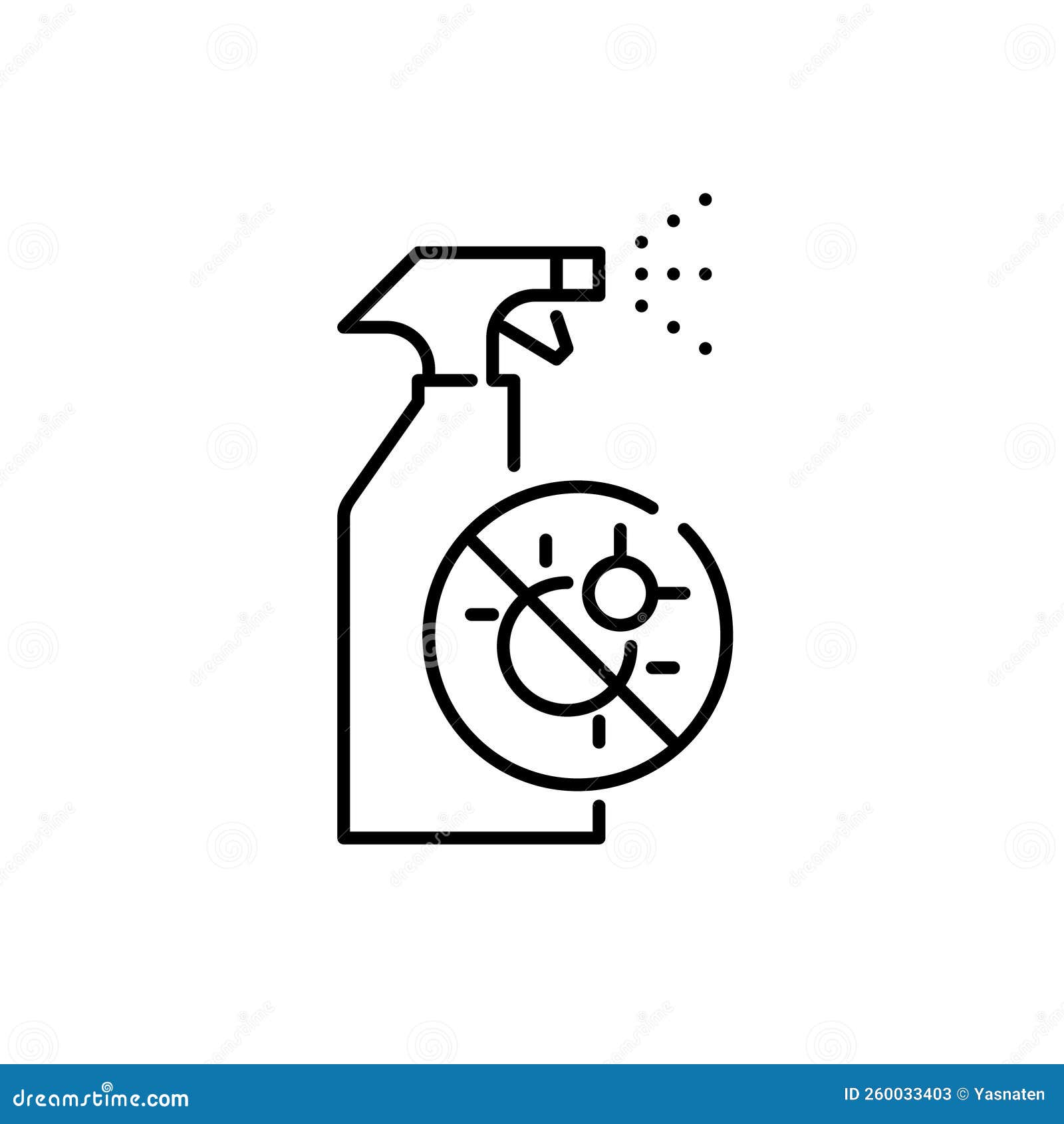 Bug Repellent Spray Icon. Pixel Perfect, Editable Stroke Design Stock ...