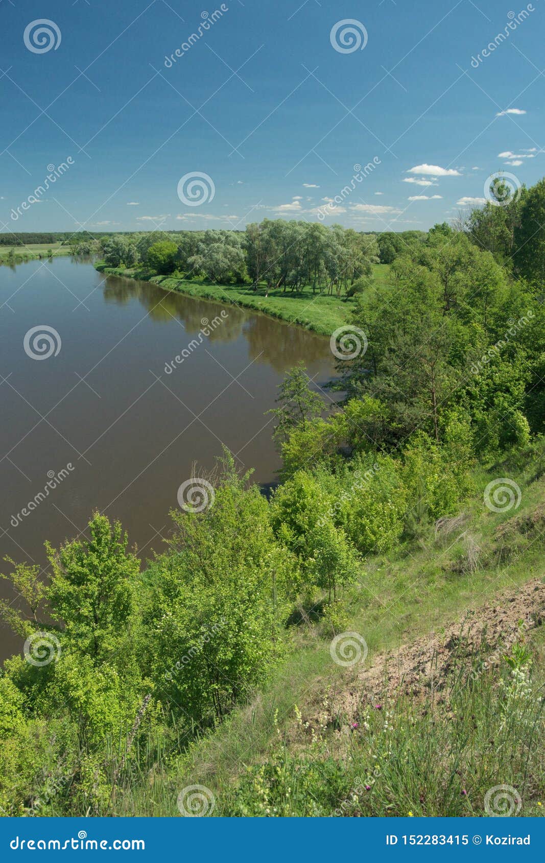 Bug River. Poland Wschodnia Stock Image - Image of scenery, riverbed ...